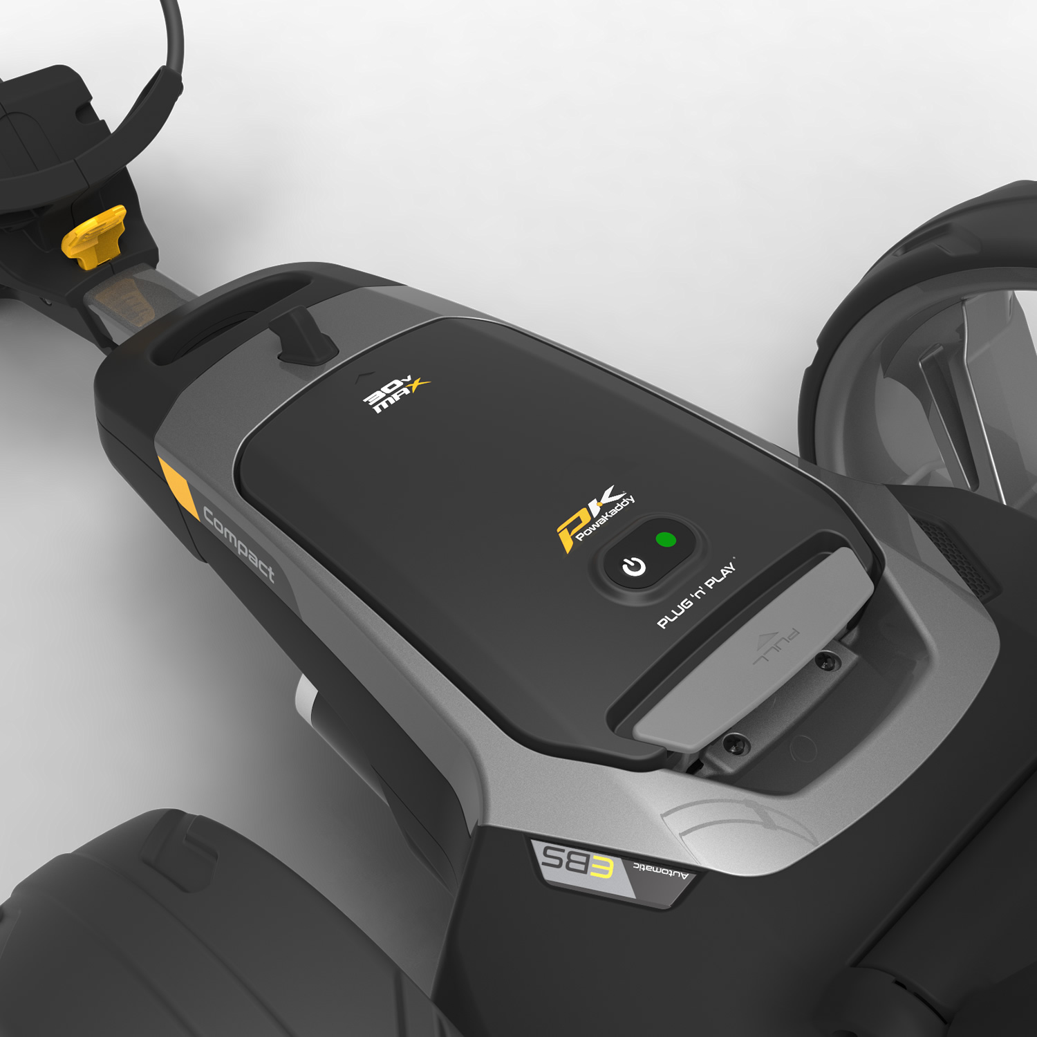Powakaddy 2022 Ct6 Gps Ebs Electric Golf Trolley Gun Metal Lithium