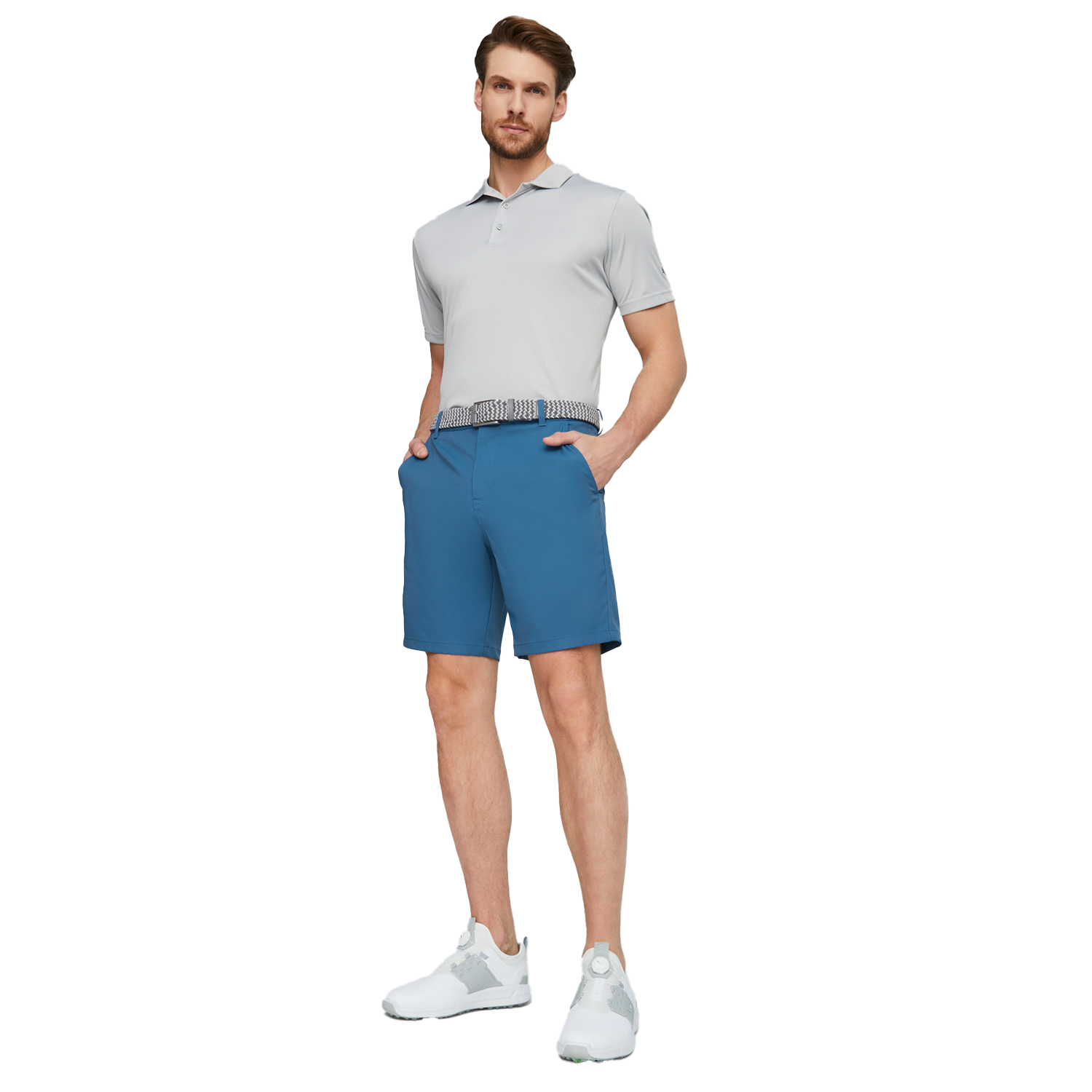 PUMA Dealer 8 inch Golf Shorts Lake Blue | Scottsdale Golf PUMA Dealer 8 inch Golf Shorts Lake Blue | Scottsdale Golf